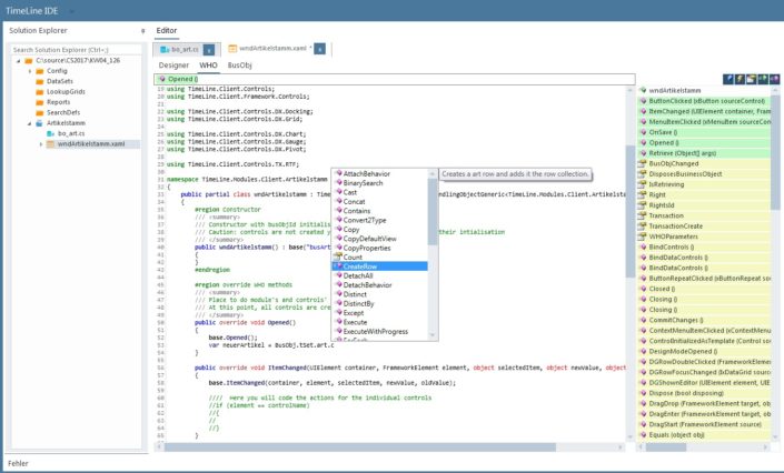 TimeLine Developer - High-performance C# development.
